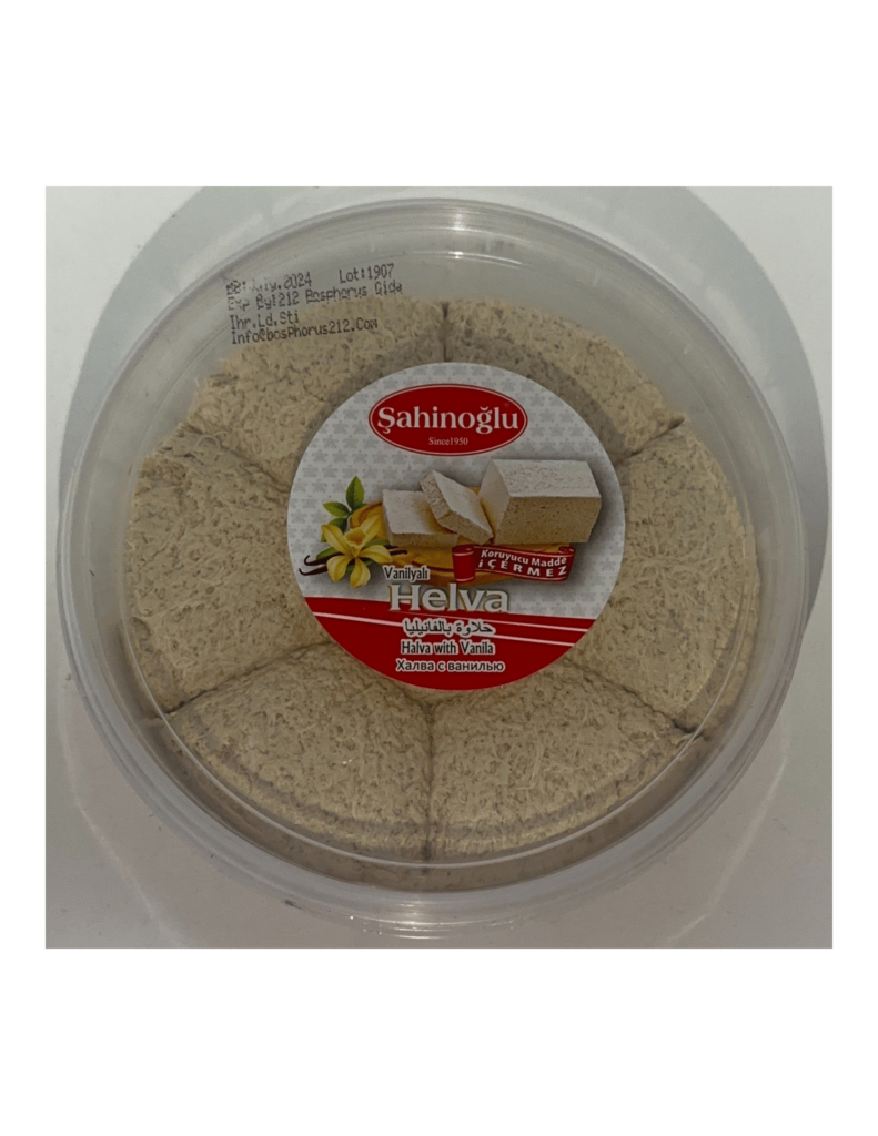 SAHINOGLU HELVA WITH VANILA -SKU- 75020 - MaharajaFarmersMarket