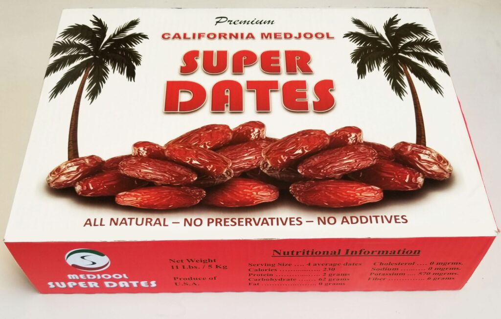 SUPER DATES CALIFORNIA MEDJOOL DATES RED BOX – SKU 71861 ...